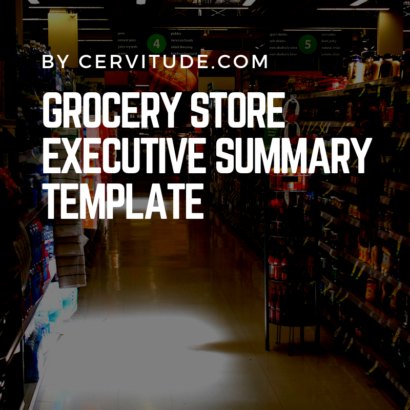 grocery-store-executive-summary-template – Cervitude™