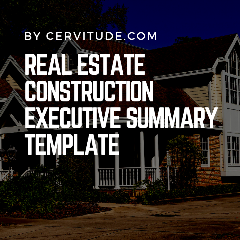 real-estate-construction-executive-summary-template – Cervitude™